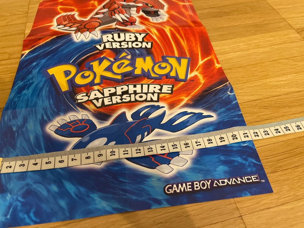Pokémon Poster Ruby und Sapphire Version | Kaufen auf Ricardo