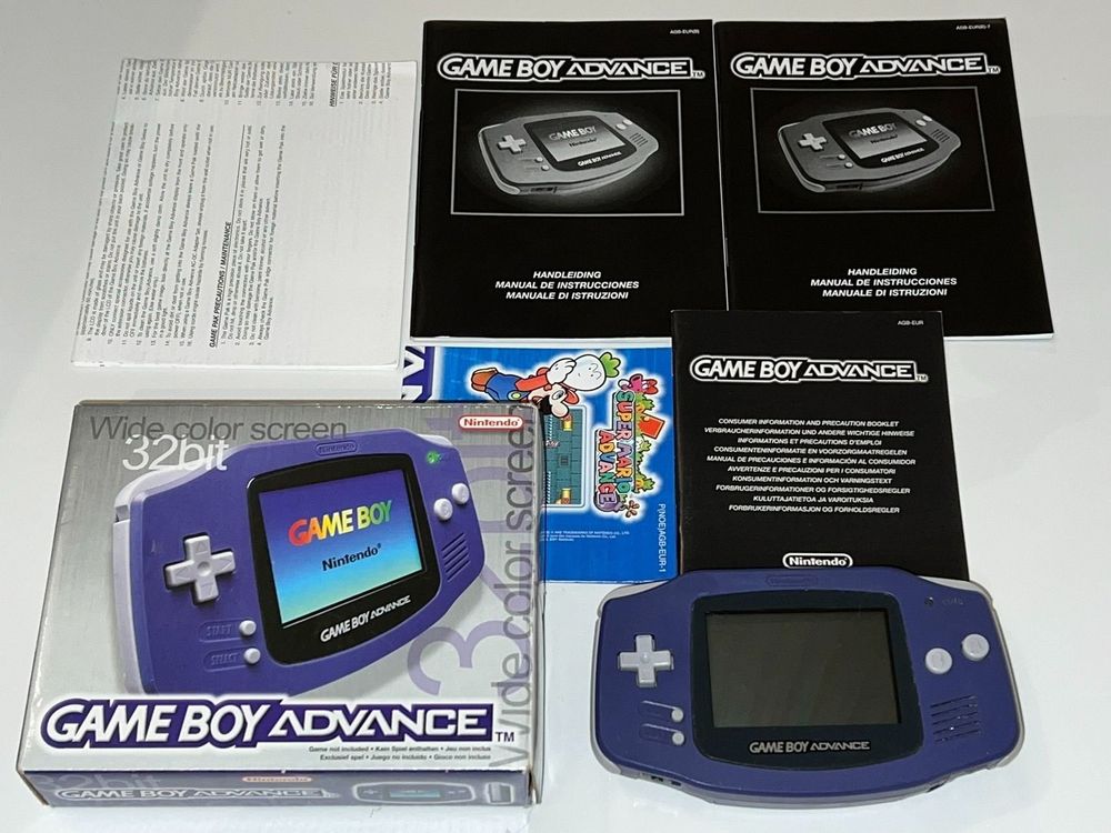 Nintendo Game Boy Advance (GBA) Konsole violett (OVP) | Kaufen auf Ricardo