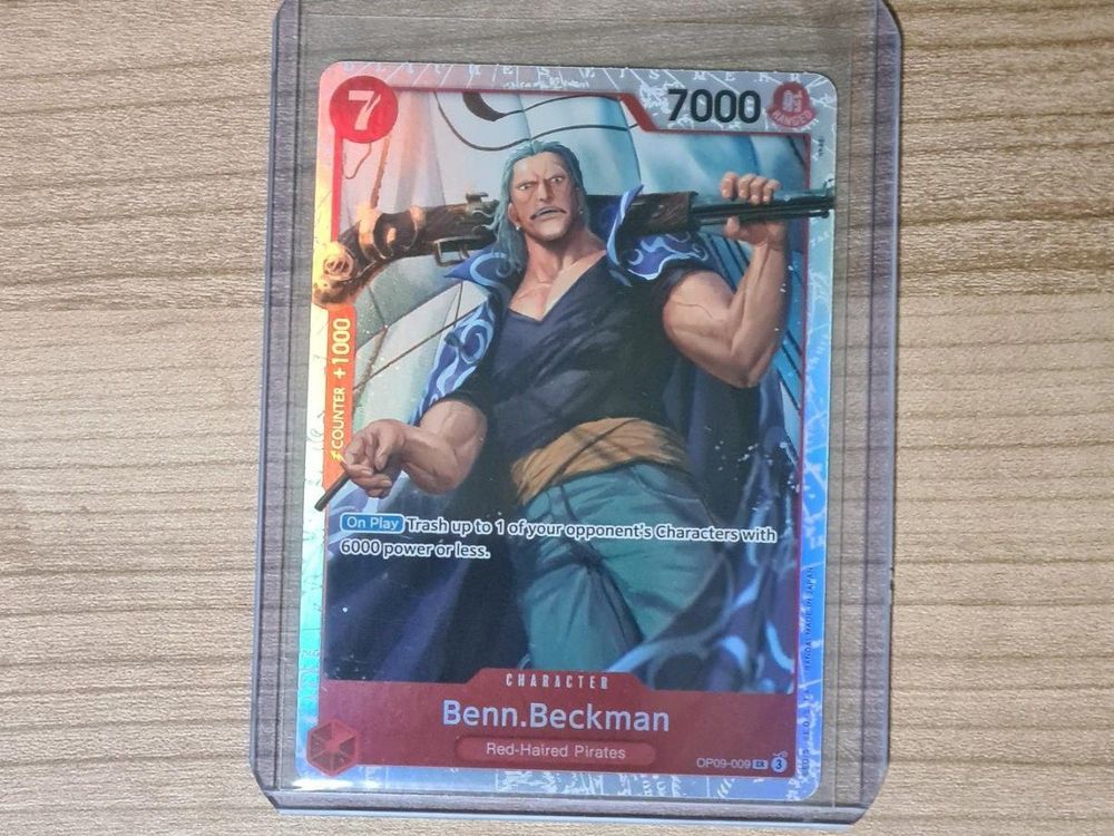 One Piece TCG: Benn.Beckman -SR- OP09 (EN) (Neu (gemäss Beschreibung ...