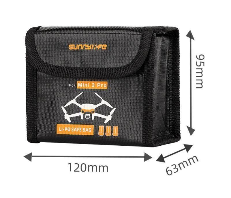 TrioLipo Bag für DJI Mini 4 Pro Akkus - Lipo Bag 3 batteries (Neu ...