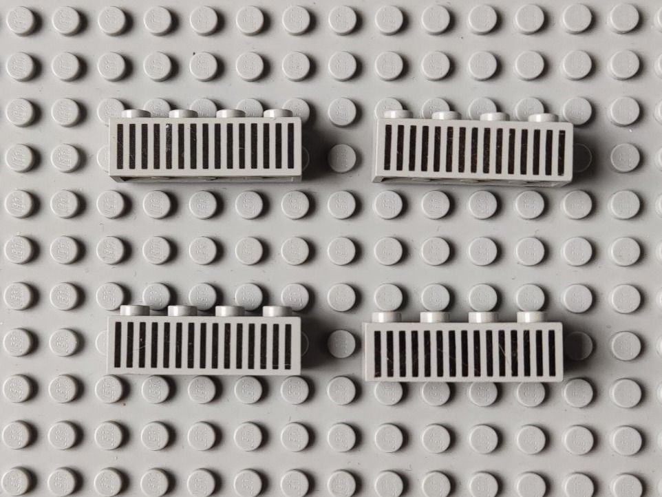 LEGO - Brick 1x4 with Grille Pattern - 3010p04 (Gebraucht) in Muhen für ...