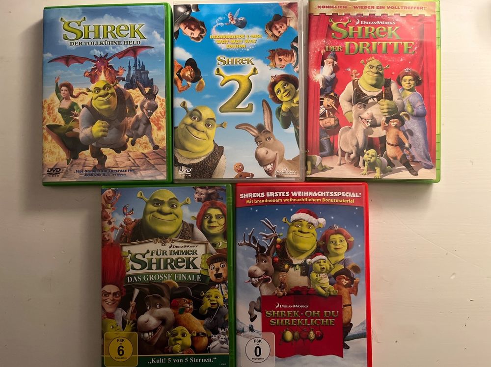 SHREK Film Set, 5 Filme, DVD (Gebraucht) in Sierre für CHF 12.95 – mit ...
