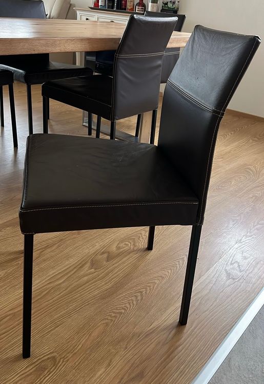 4 Lederstühle (Abholung nur in 8215 Hallau!) (Gebraucht) in Auenstein für CHF 200 – nur Abholung ...