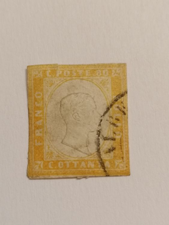 Alt Italien Sardinien Franco Bollo 80 cents | Kaufen auf Ricardo