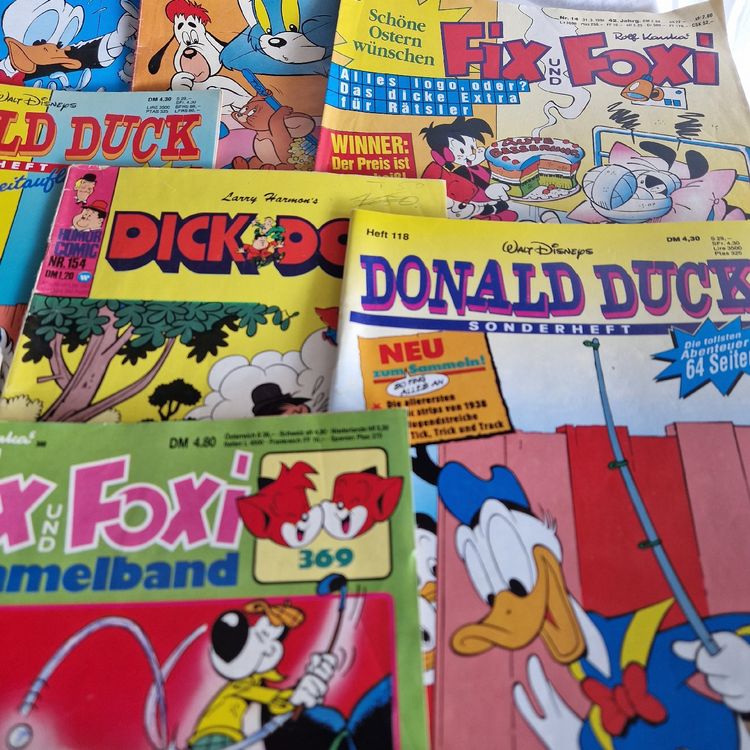Comic Konvolut Donald Duck, Fix&Foxi, Tom&Jerry (Gebraucht) in Stans ...