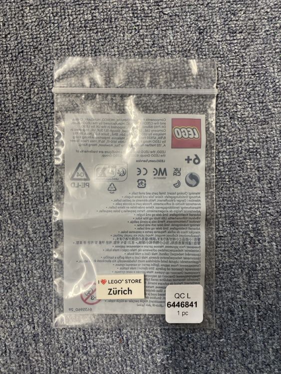 Exklusiv Legostein platte „i love Lego Store Zürich“ (Neu und ...