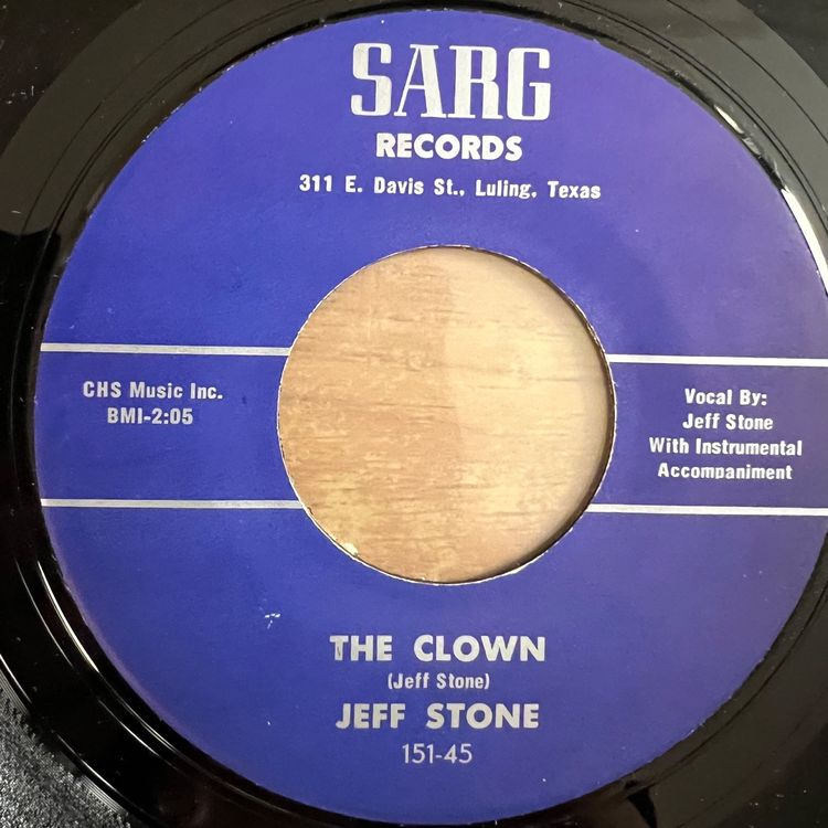 Jeff Stone - The Clown / US-Press. 1977 RE von 1957 - TOP | Kaufen auf ...