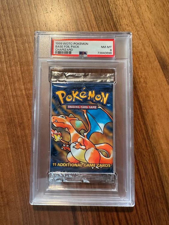 Base Set Unlimited Booster Charizard Artwork PSA 8 EN ab 1.- (Neu und ...