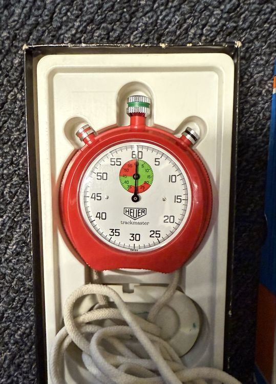 Vintage Heuer Trackmaster Stopwatch with Box (Gebraucht) in Agno für ...