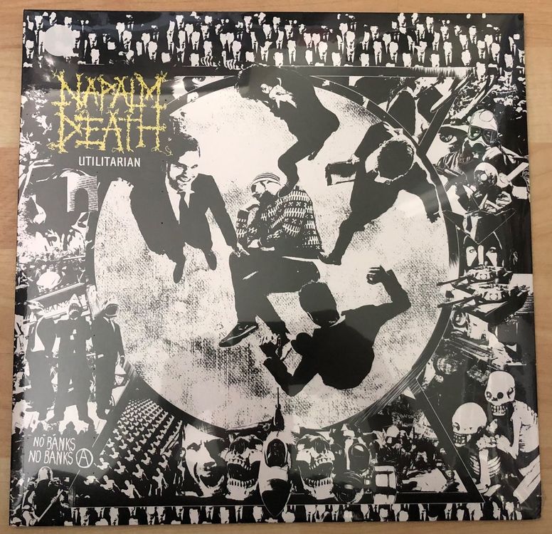 Napalm Death – Utilitarian Vinyl Lp Weisses Vinyl ltd 200 (Neu (gemäss ...