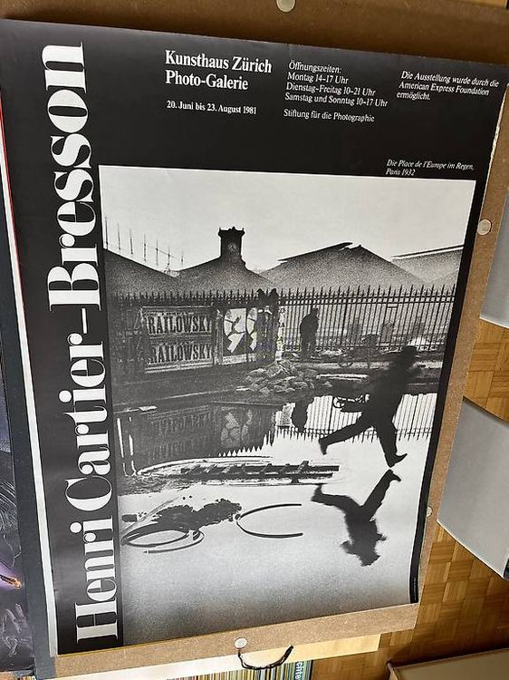 Originalplakat Kunsthaus Zürich Cartier-Bresson 1981 (Gebraucht) in Altdorf UR für CHF 130 – mit ...