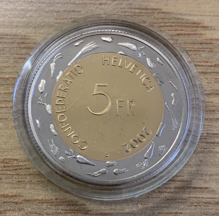 CH Sonder-/Gedenkmünze 2002 - Escalade Genève / CHF 5.- (Neu und originalverpackt) in Gundetswil ...