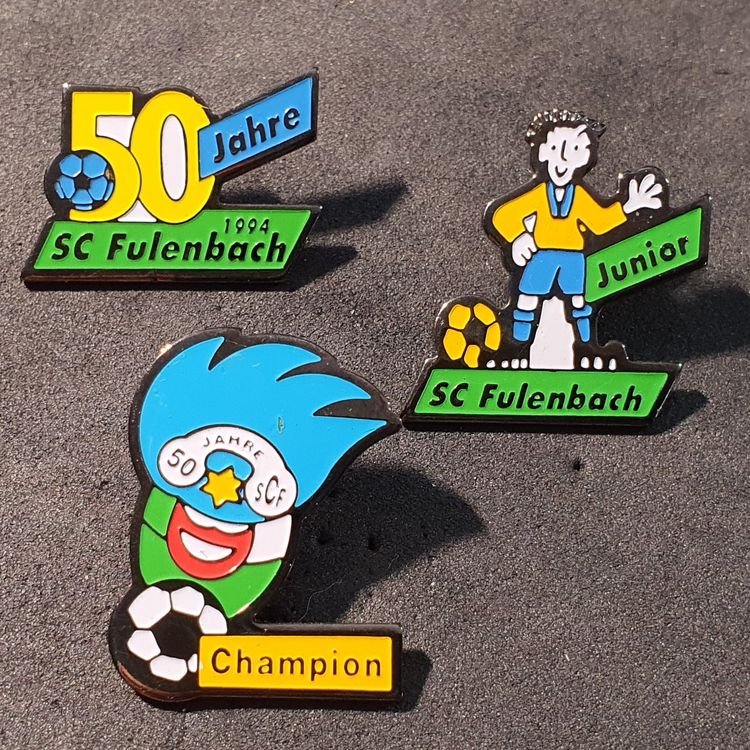 Y044 - Pins 50 Jahre SCF Fulenbach 1994 Junior & Champion (Gebraucht ...
