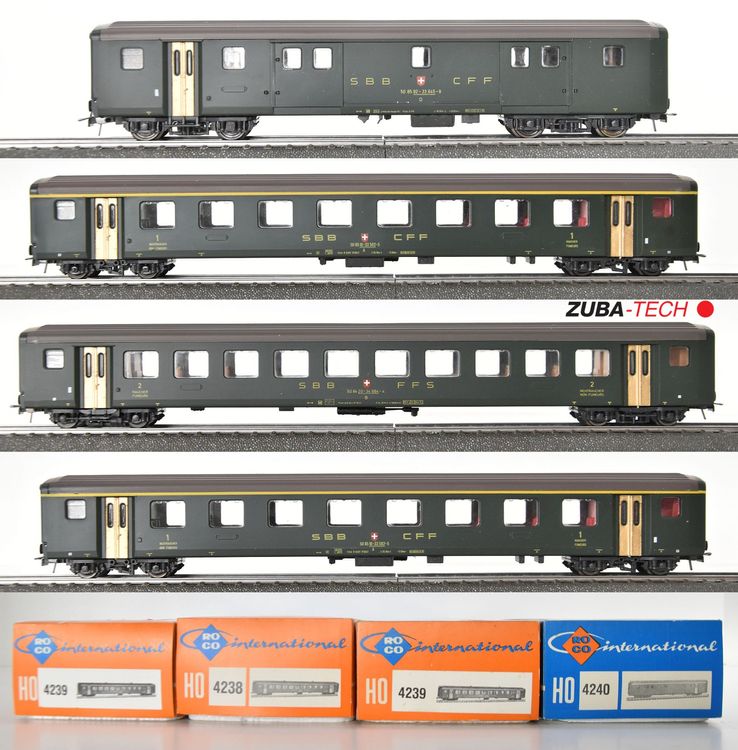 Roco 4x EW II Personenwagen SBB, H0 GS mit OVP | Kaufen auf Ricardo