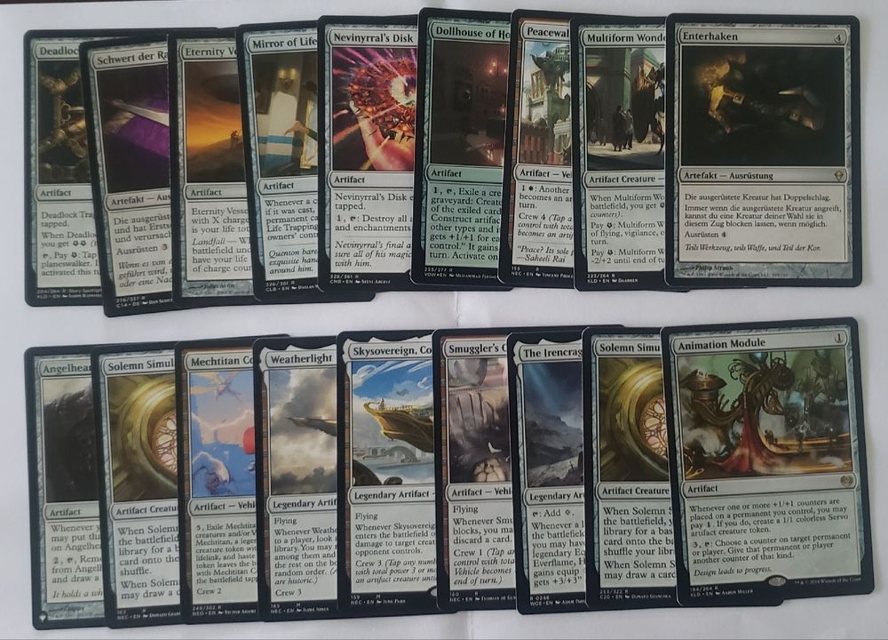 MtG - 15 Artifact Rares + 3 Mythics (Gebraucht) in Ettenhausen TG für CHF 4.2 – mit Lieferung ...