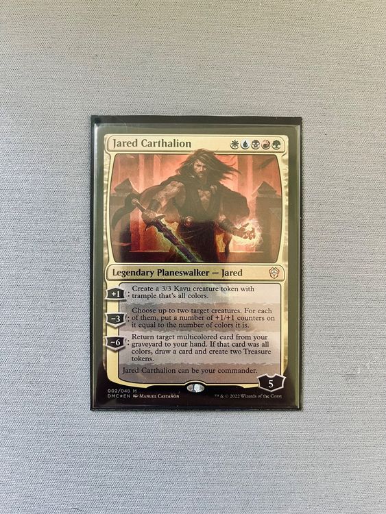 Jared Carthalion 5-Color Commander Deck - Upgraded PreCon (Gebraucht ...