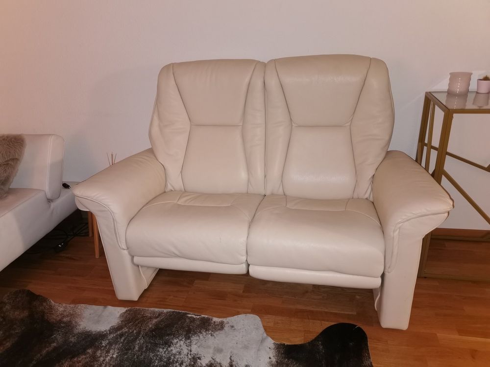 Stressless Ledersofa mit verstellbarer Stütze, motorisiert (Gebraucht) in Horgen für CHF 84 ...