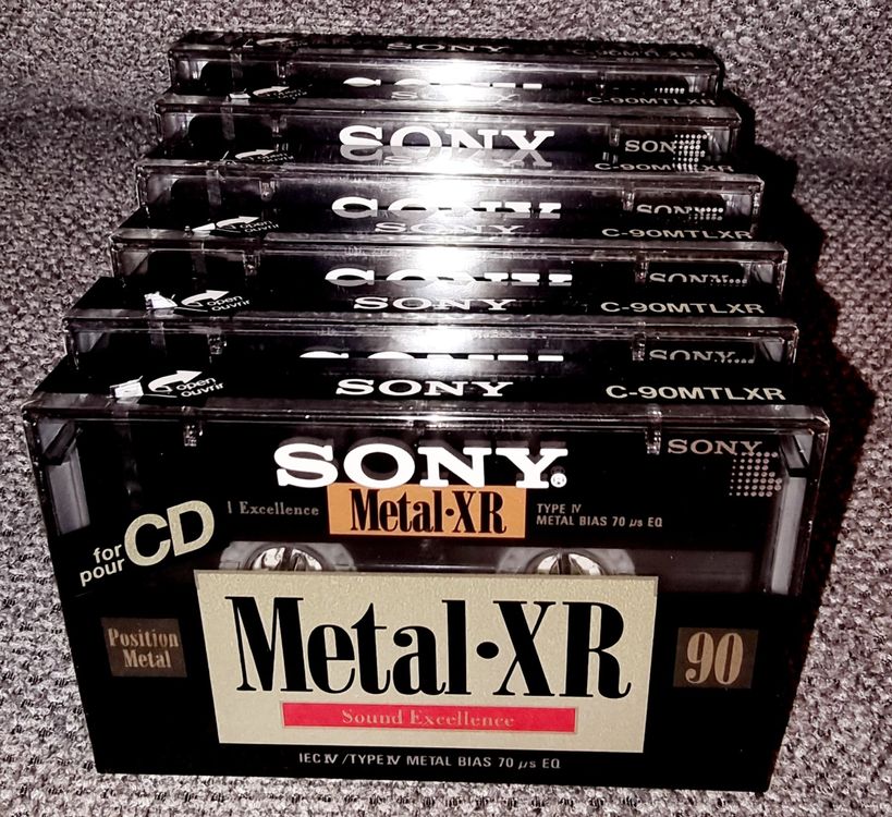 SONY "METAL XR-90" top metal cassettes! (Neu und originalverpackt) in ...