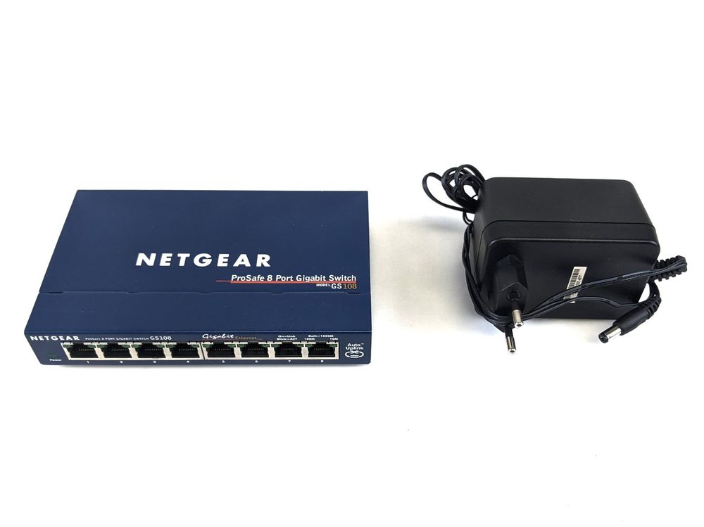 NETGEAR | GS108 | ProSafe 8 Port Gigabit Switch (Gebraucht) in ...