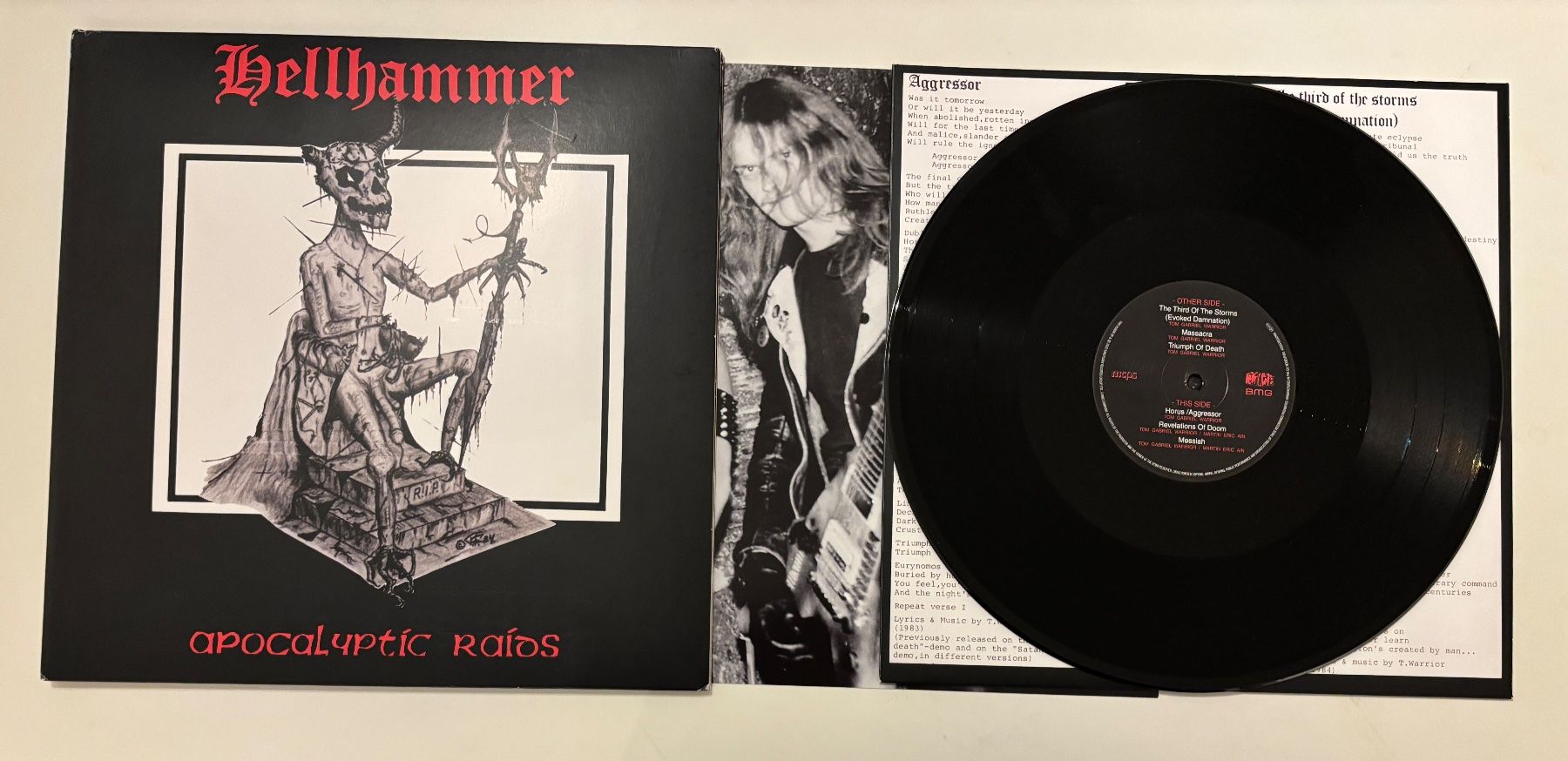 Hellhammer – Apocalyptic Raids Death Metal LP Celtic Frost (Gebraucht ...