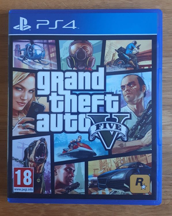 GTA5 Playstation 4 (Grand Theft Auto 5/GTAV PS4) | Kaufen auf Ricardo