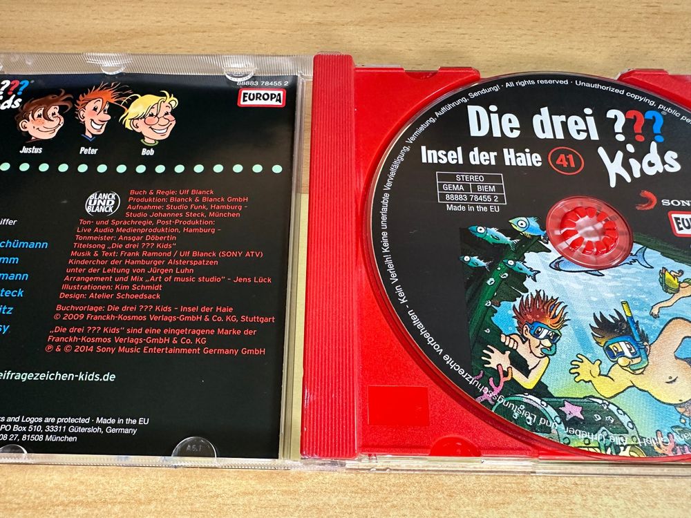 W1 Boris Pfeiffer – Die Drei ??? Kids 41 - Insel Der Hai (Gebraucht) in ...
