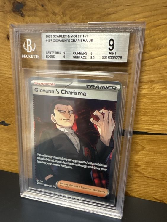 Giovanni's Charisma UR - Scarlet & Violet 151 - BGS 9 ab 1.- (Neu ...