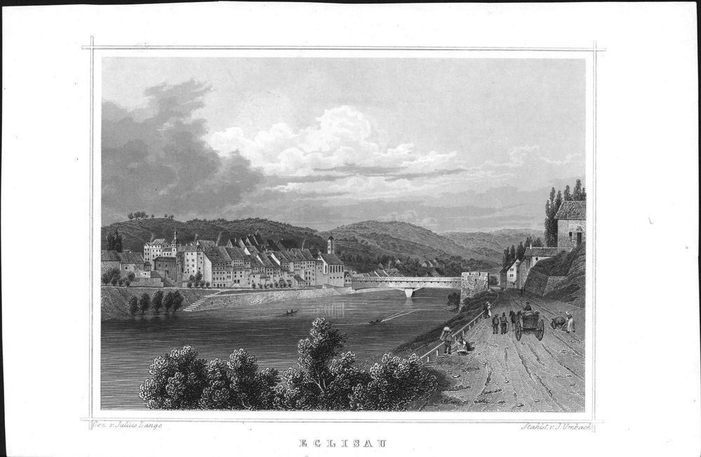 Eglisau Stahlstich von Lange (Gebraucht) in Rafz für CHF 25 – mit Lieferung auf Ricardo kaufen