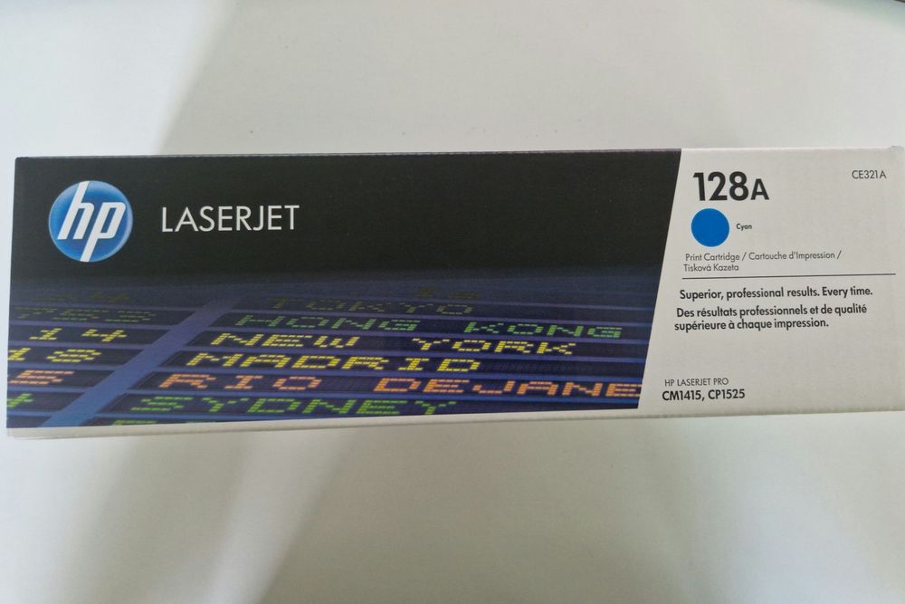 Original HP Toner-Modul CE321A cyan (Neu und originalverpackt) in ...