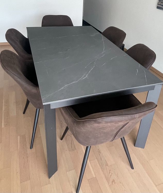 Table à rallonge en céramique – Design italien (Pfister) (Neuf (Voir ...