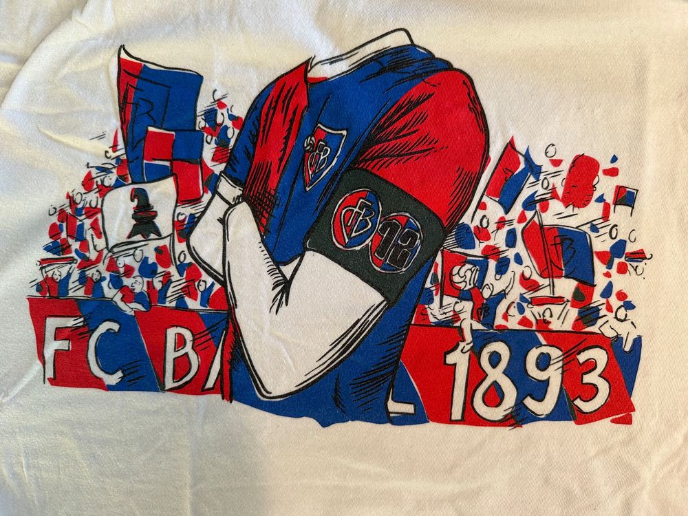 FC Basel T-Shirt weiß XL 2021 | Kaufen auf Ricardo