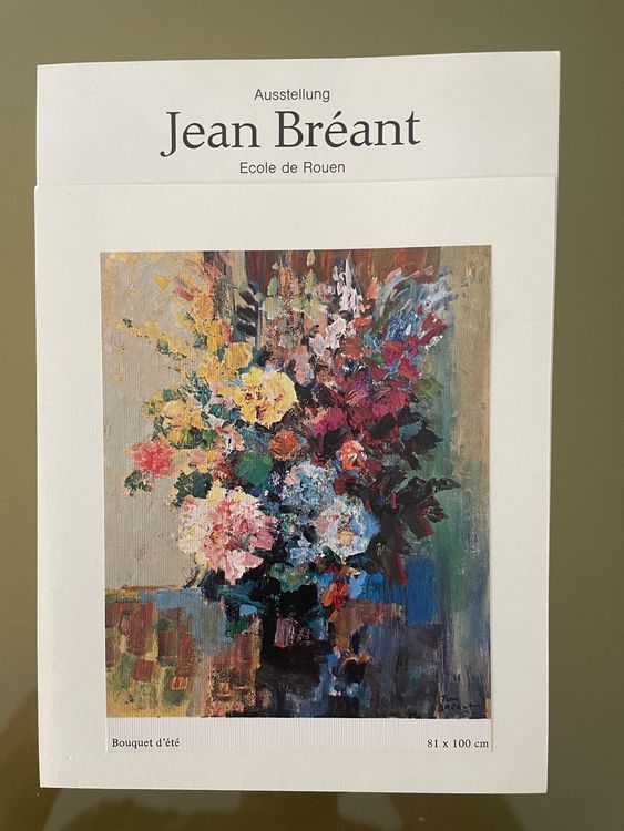 Jean Bréant - Einladung zur Vernissage, 1976 (Gebraucht) in Sutz für ...