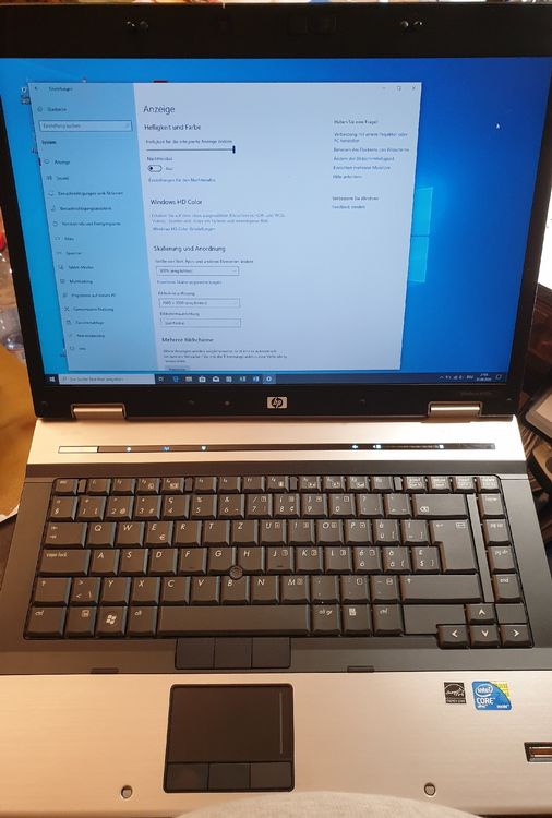 HP 8530p mit 128GB SSD, WIN10pro und Office 2019proplus (Gebraucht) in ...