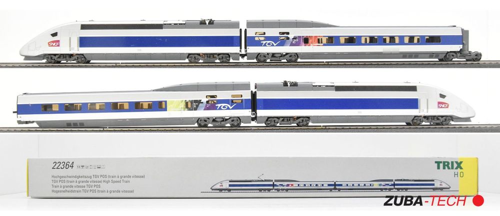 Trix 22364 Hochgeschwindigkeitszug TGV POS SNCF GS mit OVP (Gebraucht ...