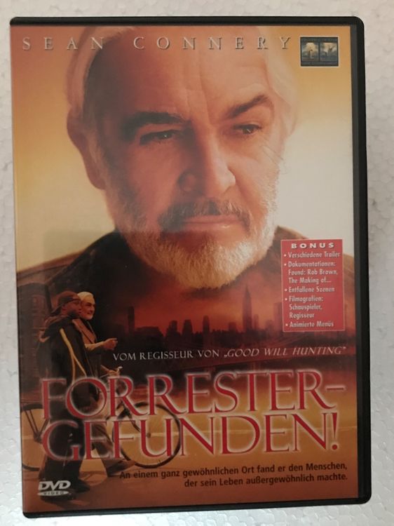 DVD Forrester-Gefunden/Sean Connery/Matt Damon/2000/Thriller | Kaufen ...