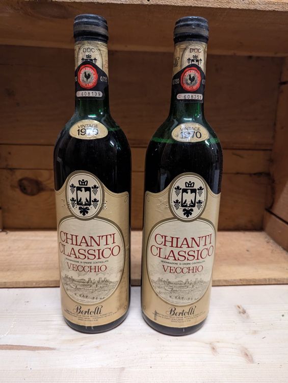 2x Bertolli Chianti Classico 1970 (Neu (gemäss Beschreibung)) in ...
