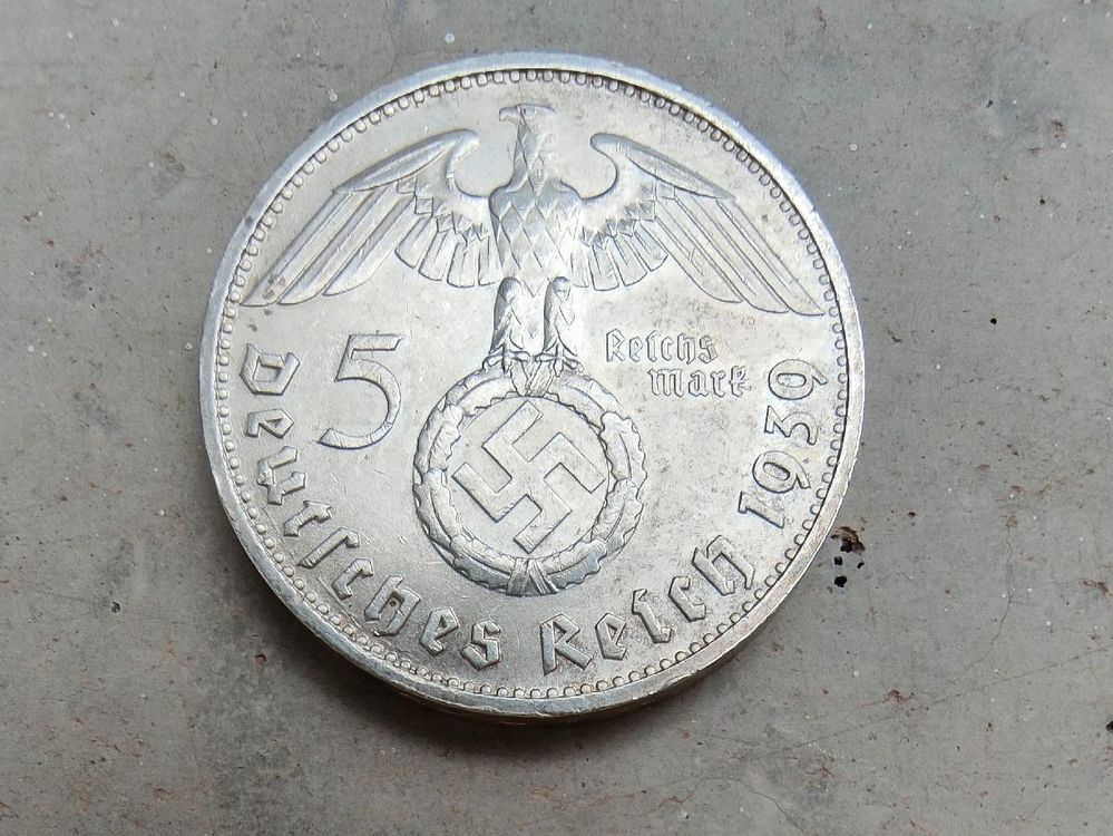 5 Deutsche Reichsmark 1939D (Gebraucht) in Burgdorf für CHF 19.2 – mit ...