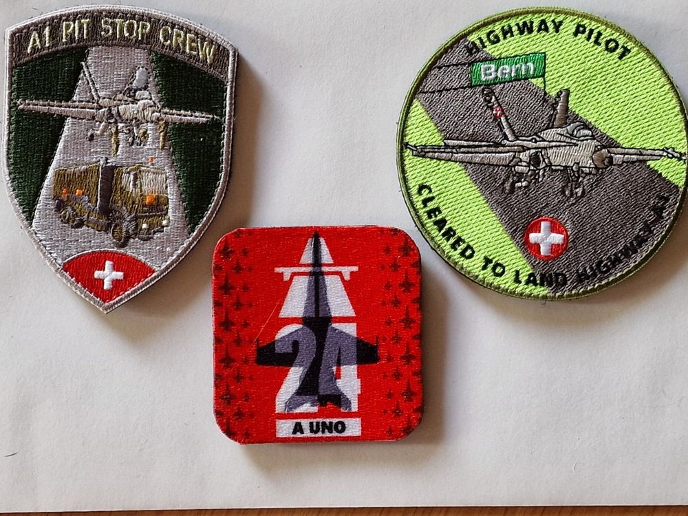 Luftwaffe Trio Abzeichen Alpha Uno Klett Landung Autobahn A1 (Neu ...