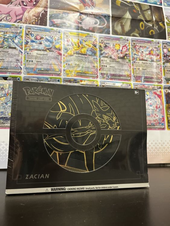 Pokemon Schwert & Schild Zacian EliteTrainerBoxPlus/Deutsch (Neu und ...