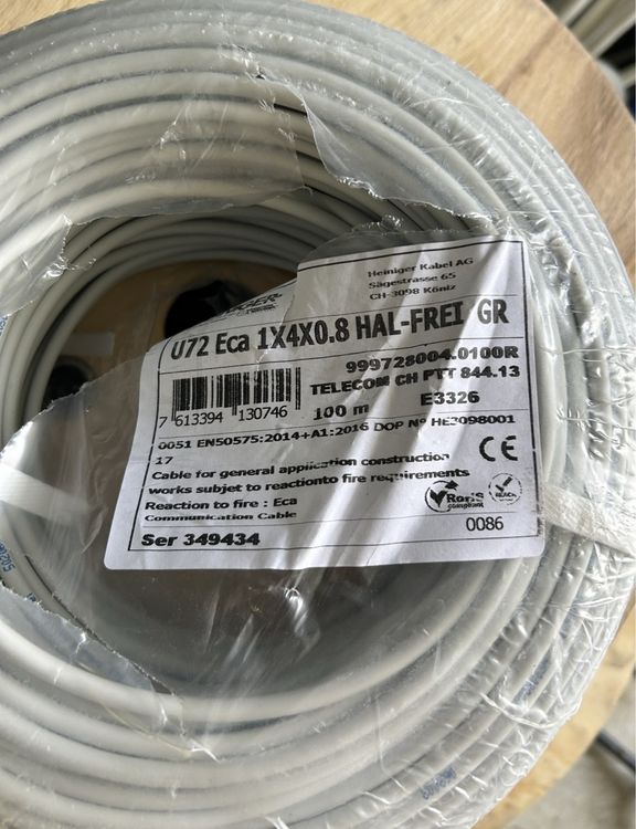 U72 1x4x0,8mm2 Halogen frei | Kaufen auf Ricardo