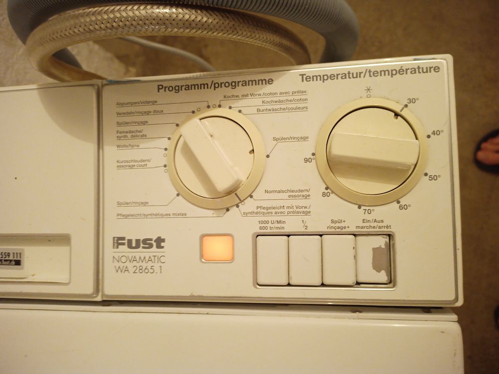 Fust Novamatic WA 2665.1 (4.5kg Top loader) (Gebraucht) in Steffisburg ...