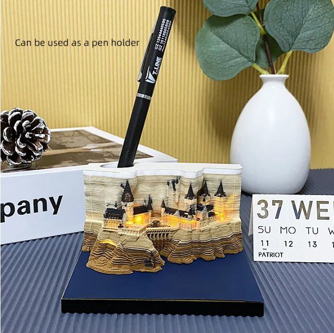 3D Notizblock Kalender Hogwarts Schloss 2024 (Neu und originalverpackt) in Stüsslingen für CHF ...