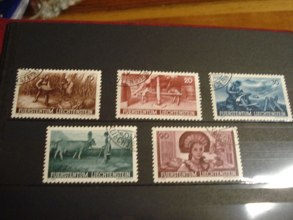 Liechtenstein, Satz 1941, Anbauwerk, sauber o (Gebraucht) in Niederwil AG für CHF 5.1 – mit ...