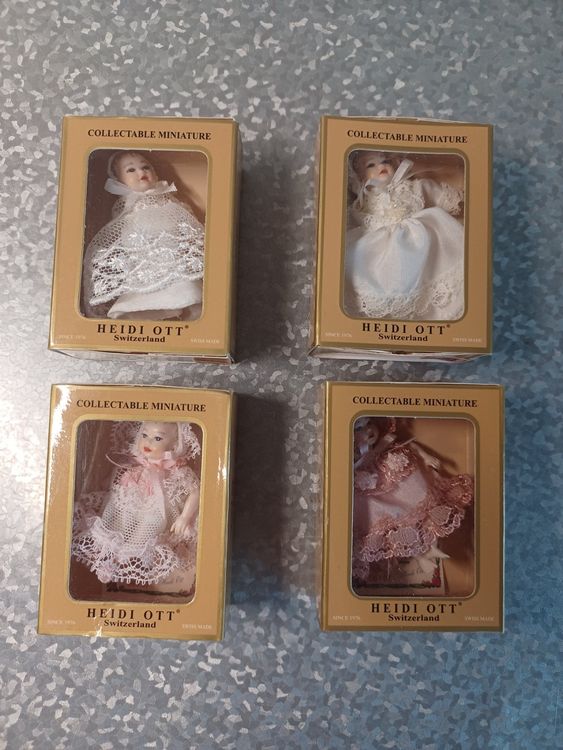 4 Heidi Ott Collectable Miniature Babys : OVP+Zertifikat | Kaufen auf Ricardo