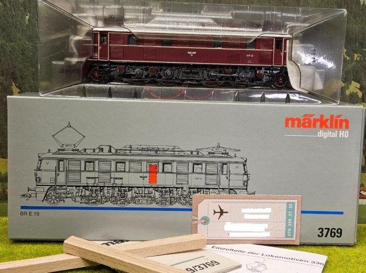 Märklin 3769 _ DRG elektrische Lokomotive E19 _ digital _ H0 (Gebraucht ...
