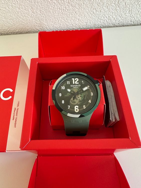 Swatch pay Grün THE JULY COLLECTION LOOK RIGHT THRU (Neu (gemäss ...