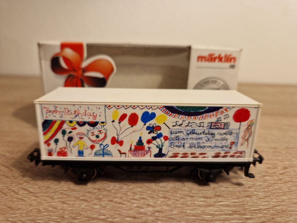 Märklin 4426 Containerwagen Happy Birthday H0 OVP NEU | Kaufen auf Ricardo
