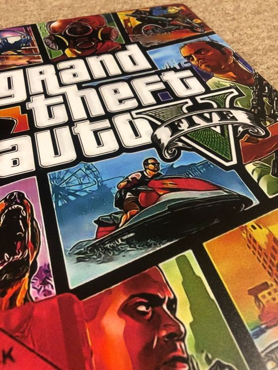 GTA 5 V Blechschild 30 x 20 cm Rockstar | Kaufen auf Ricardo