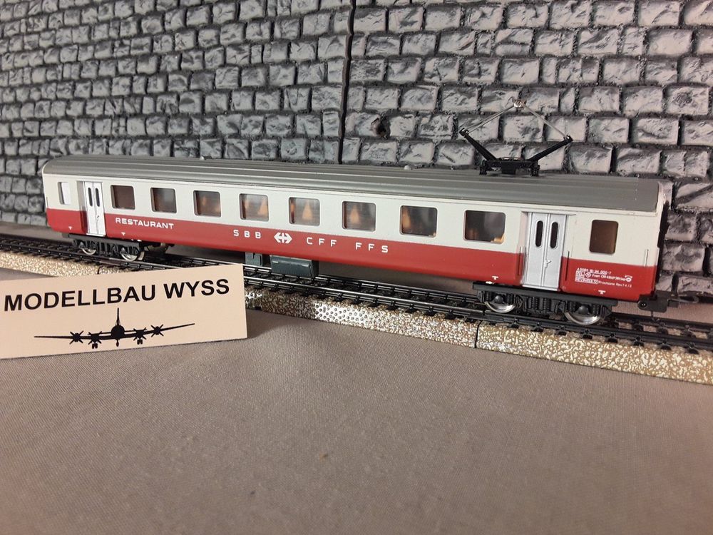 Modelleisenbahn _ SBB CFF FFS _ Restaurant Wagen _ Spur H0 | Kaufen auf Ricardo