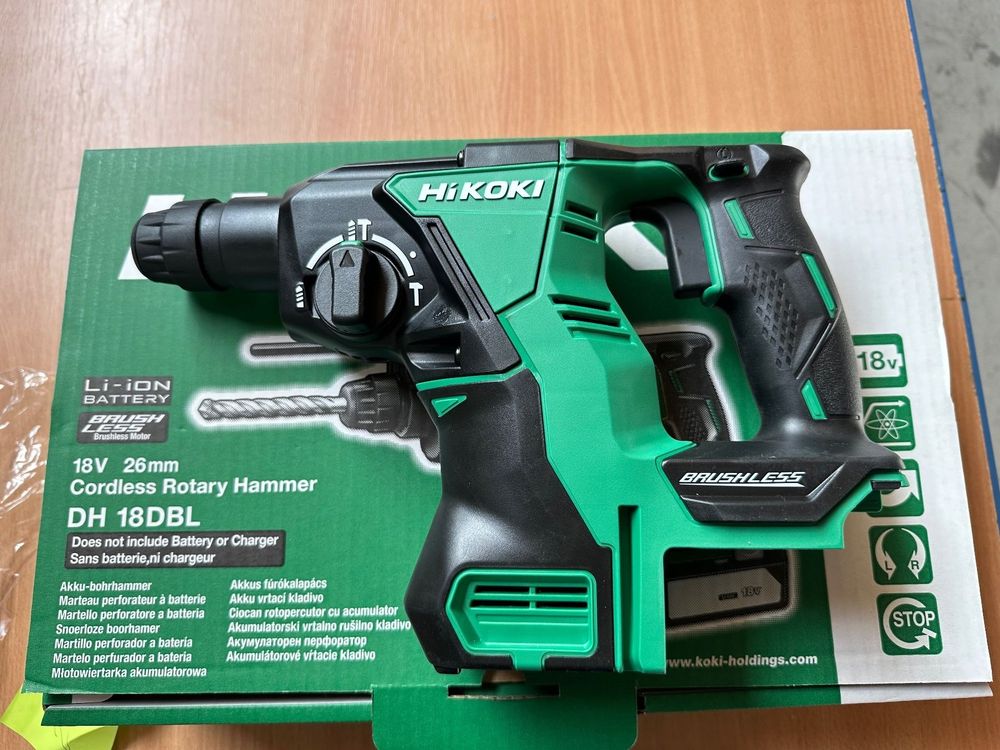 Hikoki Akku Bohr- und Meisselhammer "Brushless" DH18DBL (Neu und ...